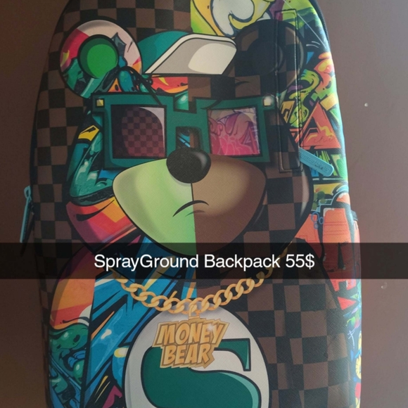 Sprayground | Bags | Sprayground Money Bear Backpack | Poshmark